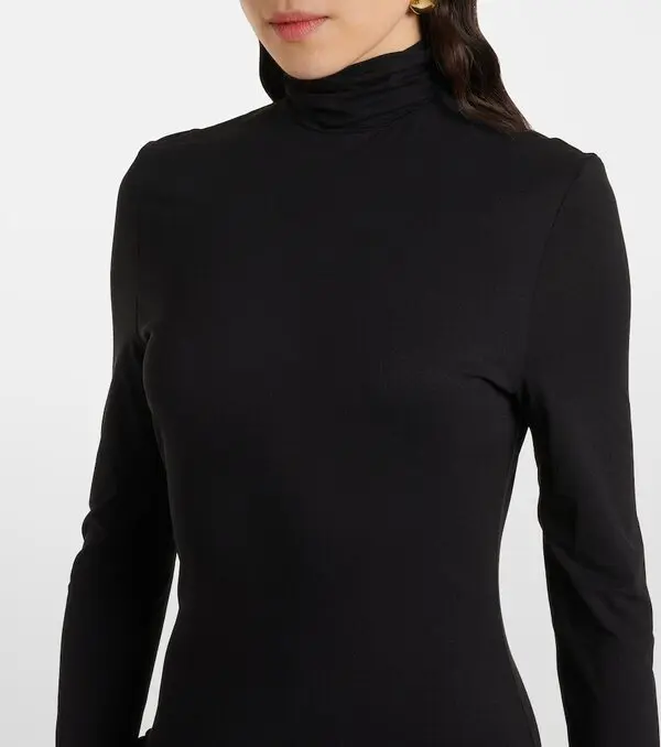 Magda Butrym Ruched Silk-blend Minidress