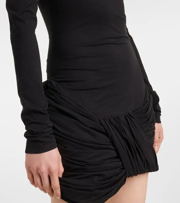 Magda Butrym Ruched Silk-blend Minidress