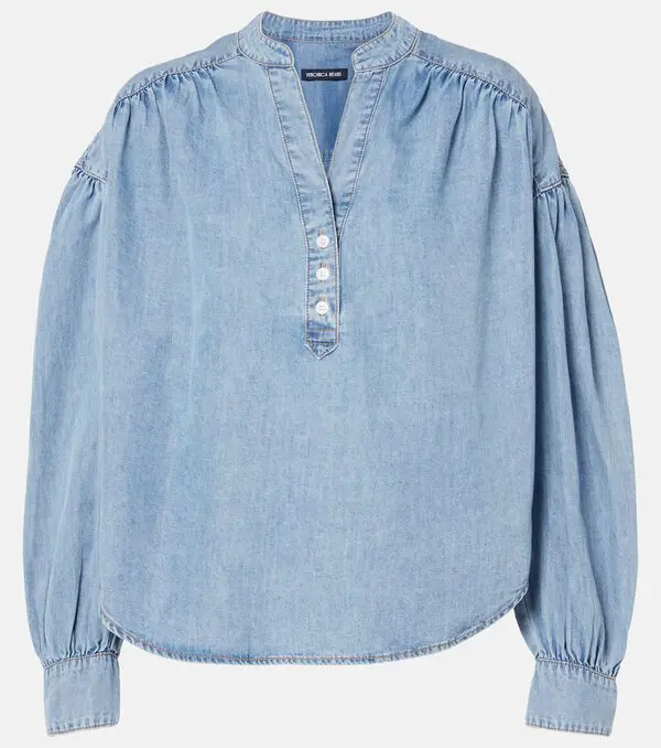 Veronica Beard Kylie Denim Shirt