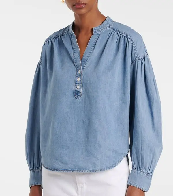 Veronica Beard Kylie Denim Shirt