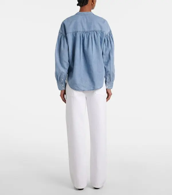 Veronica Beard Kylie Denim Shirt