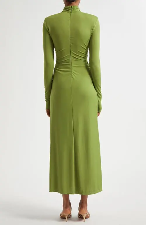 Cinq  Sept Zahara Long Sleeve Maxi Dress - Kelp Forest | Editorialist