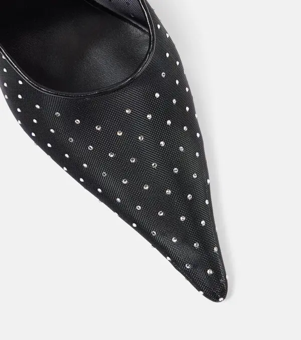 Magda Butrym Crystal-embellished Mesh Pumps
