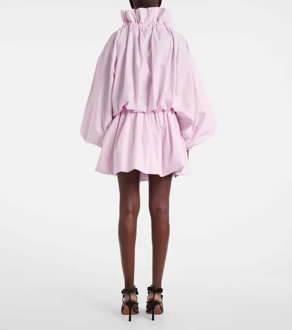 PATOU Iconic Bow-detail Ruffled Blouse - Pink