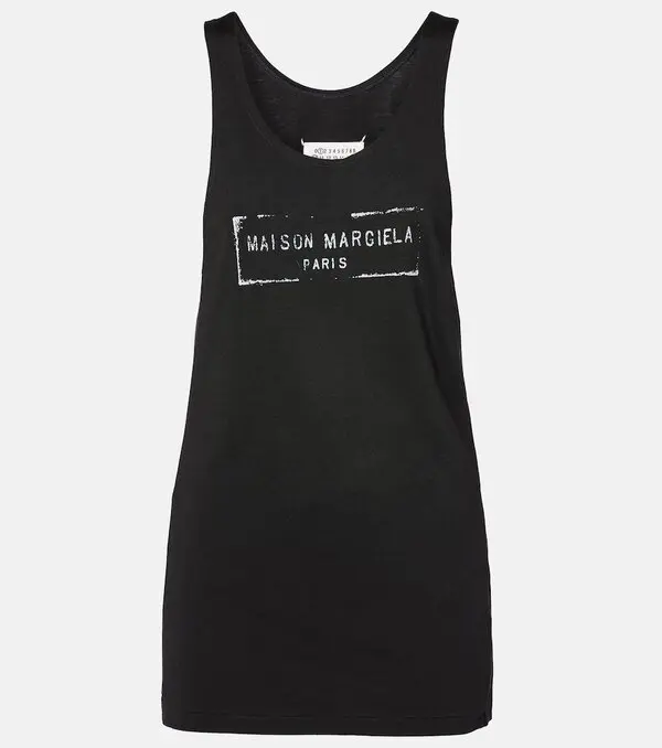 MAISON MARGIELA Four Stitches Tank Top - Black