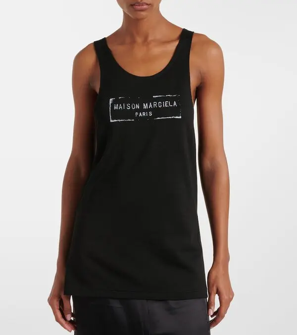 MAISON MARGIELA Four Stitches Tank Top - Black