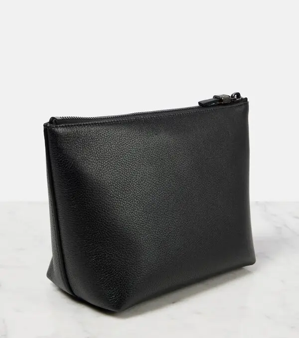 Brunello Cucinelli Small Leather Pouch - Black