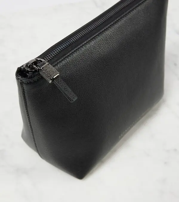 Brunello Cucinelli Small Leather Pouch - Black