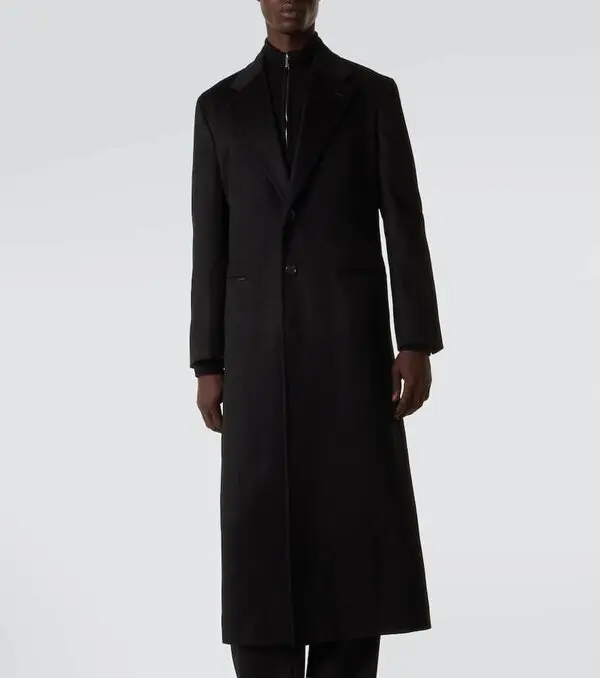 SAMAN AMEL Wool And Cashmere Overcoat
