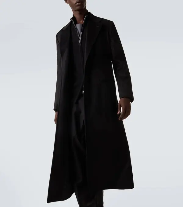 SAMAN AMEL Wool And Cashmere Overcoat