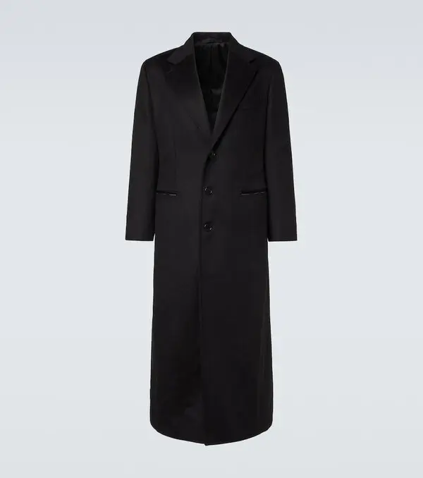 SAMAN AMEL Wool And Cashmere Blend Overcoat