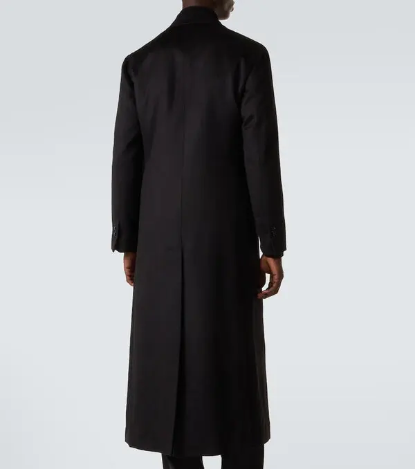 SAMAN AMEL Wool And Cashmere Blend Overcoat