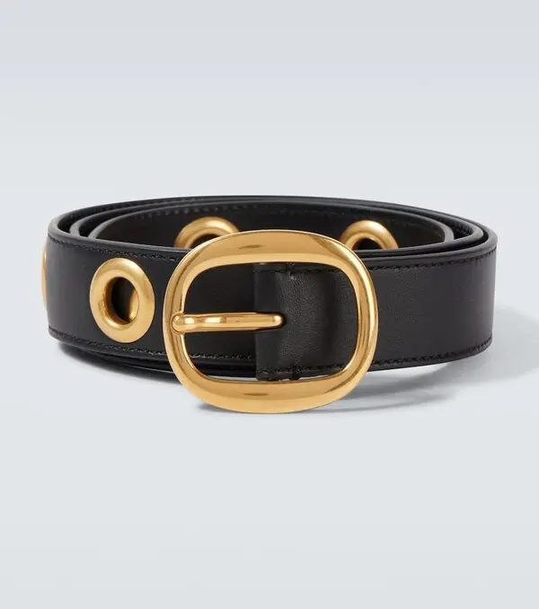 TOM FORD Leather Belt - Black