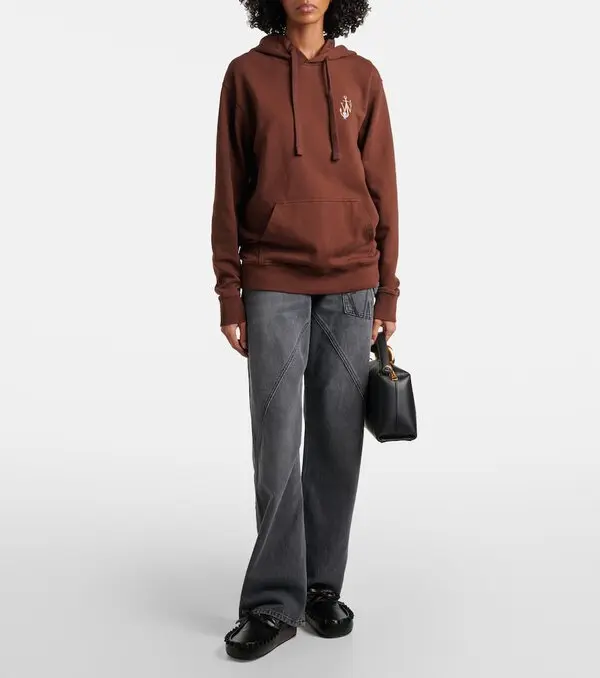 JW Anderson Embroidered Cotton Hoodie