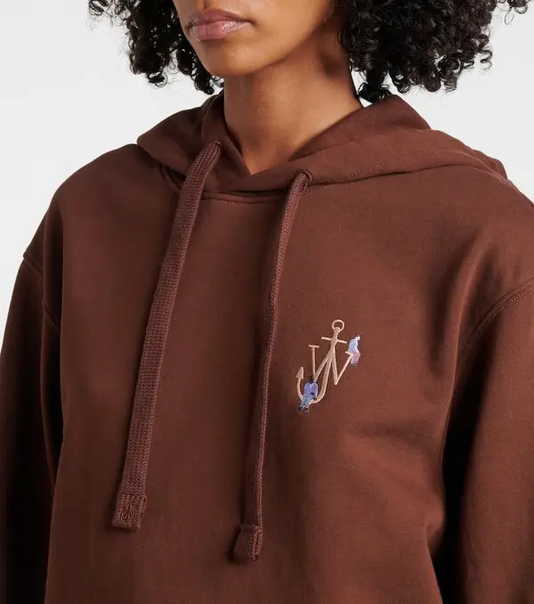 JW Anderson Embroidered Cotton Hoodie