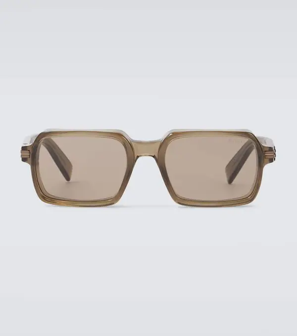 Zegna Square Sunglasses - Brown