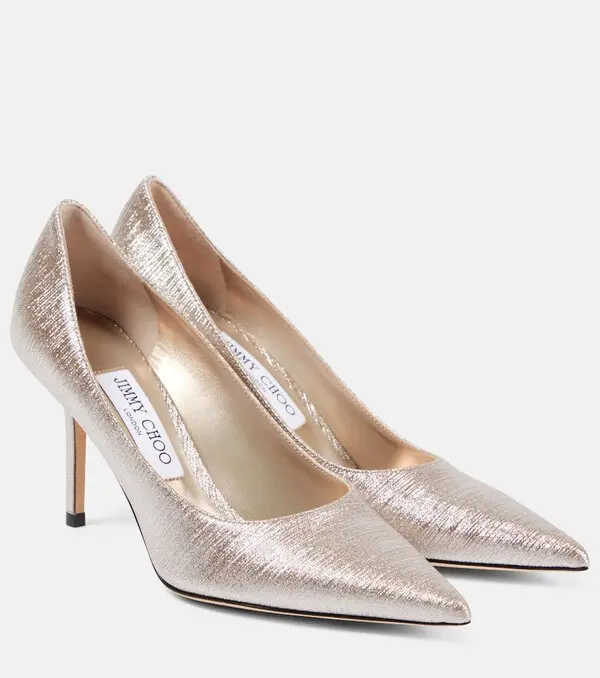 JIMMY CHOO Love 85 Glitter Pumps - Brown