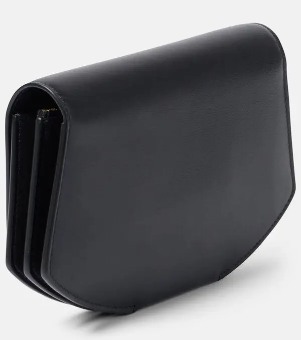Savette Florence Leather Clutch - Black