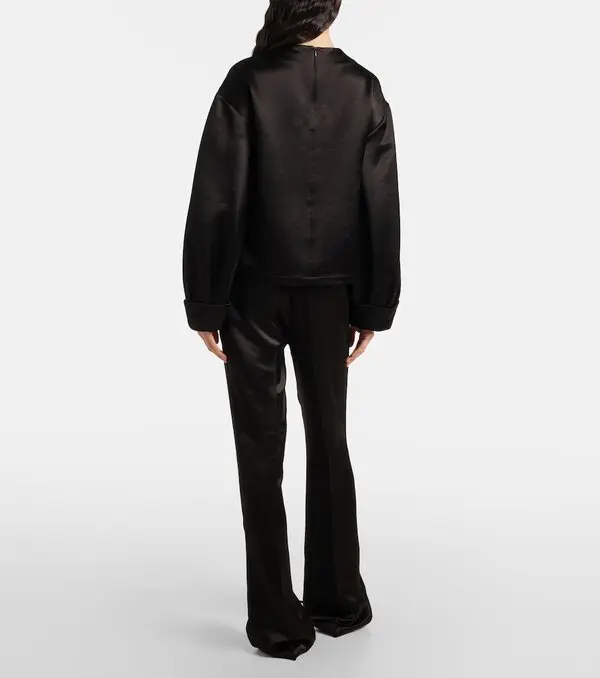 JW Anderson Satin Top - Black