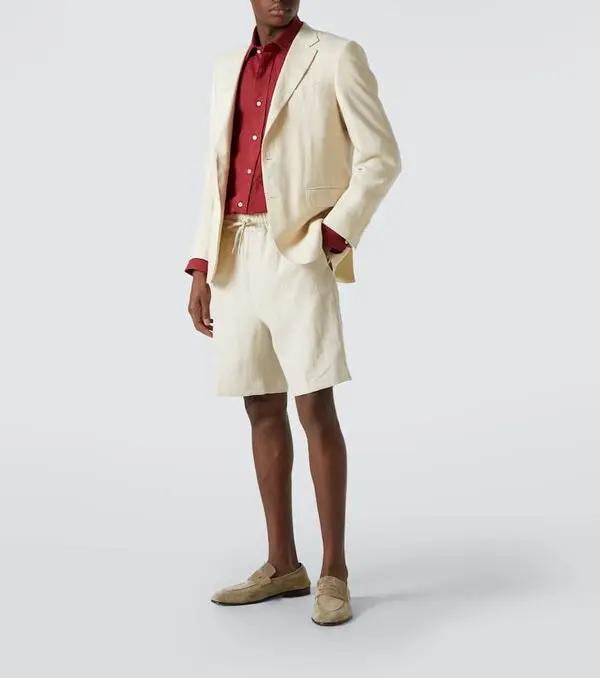 Rubinacci Linen Shirt - Red