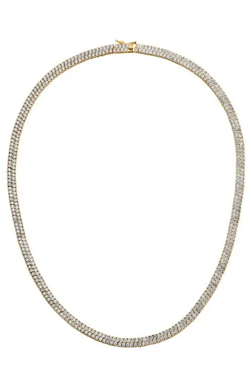 Lili Claspe Rosaline Tennis Necklace - Gold
