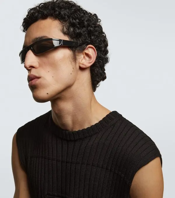 Rick Owens Fog Rectangle Sunglasses