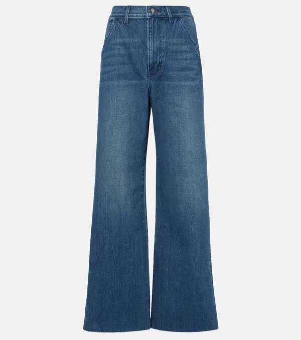 Veronica Beard Taylor Wide-leg Jeans