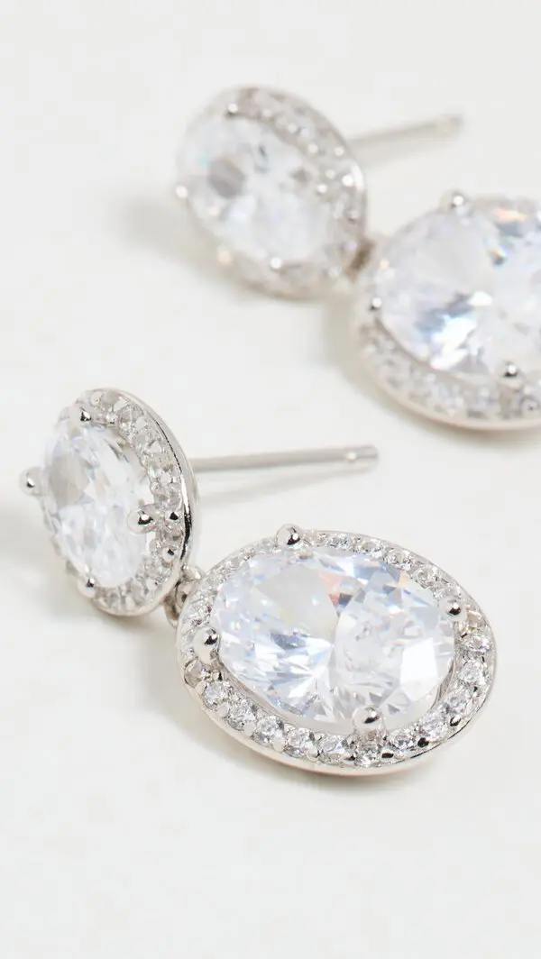 Shashi Halo Drop Earrings