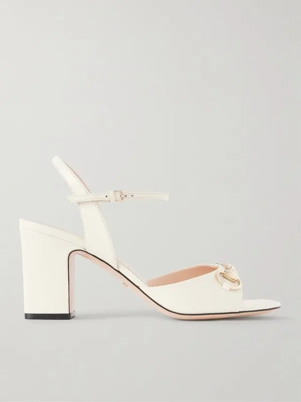 Gucci Lady Horsebit-embellished Leather Sandals