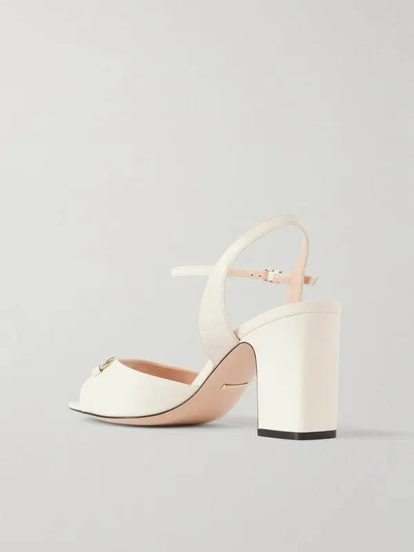 Gucci Lady Horsebit-embellished Leather Sandals