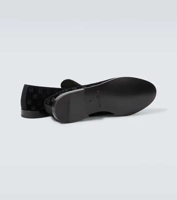 Dolce & Gabbana Vivaldi Velvet Loafers