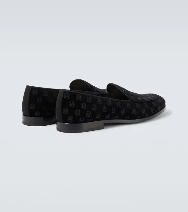Dolce & Gabbana Vivaldi Velvet Loafers
