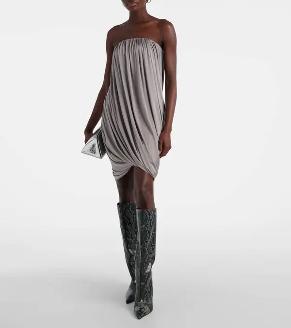 Attico Draped Minidress