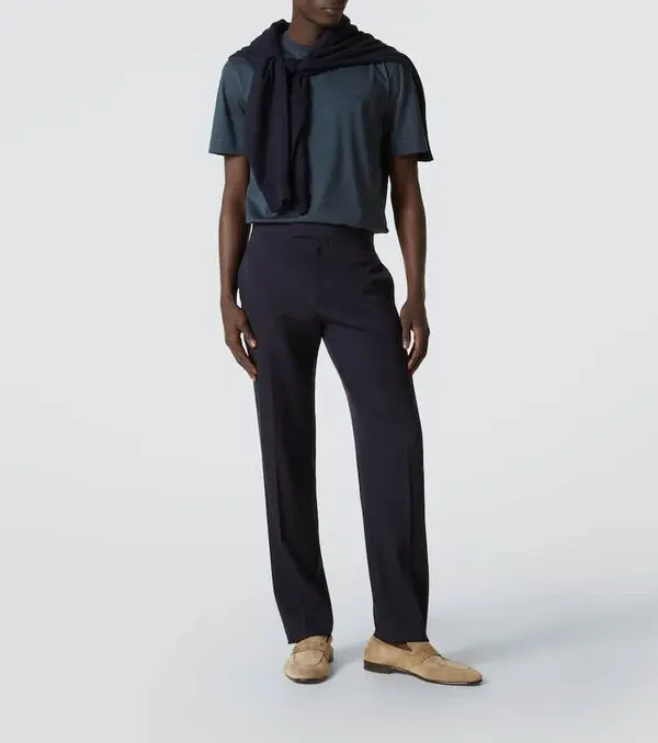 Zegna Logo Cotton T-shirt