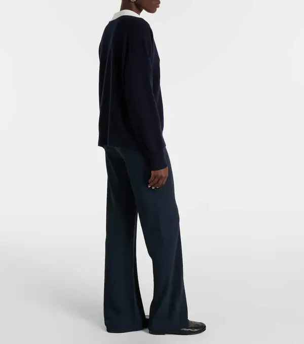 Vince Wool And Cashmere-blend Polo Sweater