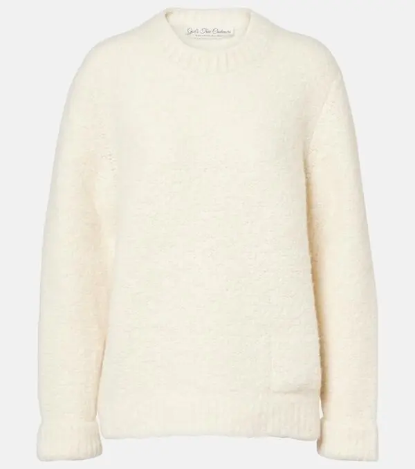 GOD'S TRUE CASHMERE Cashmere Sweater - White