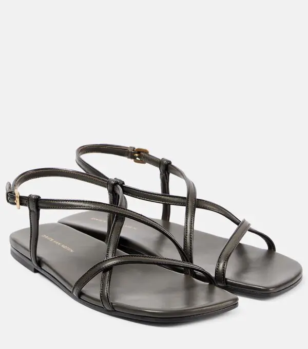 Dries Van Noten Leather Sandals