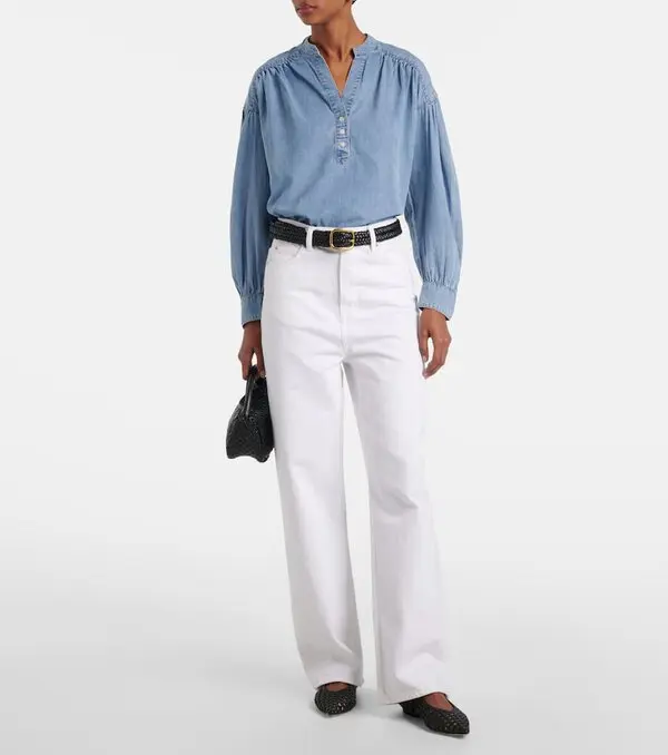Veronica Beard Kylie Denim Shirt