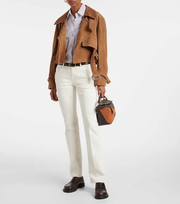 Ag Cologne Capri Jeans - White
