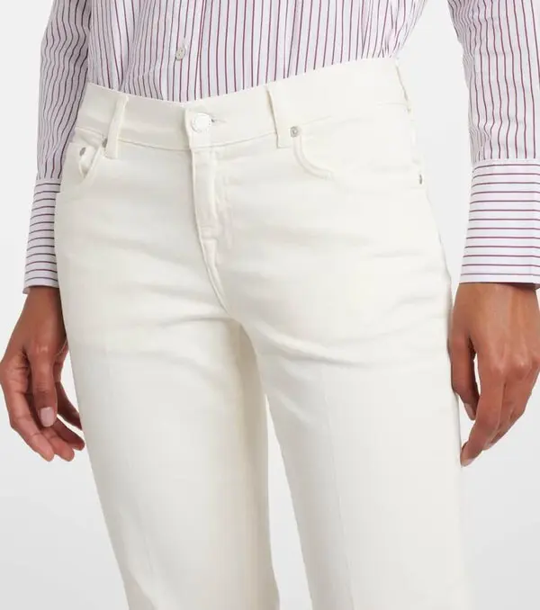 Ag Cologne Capri Jeans - White