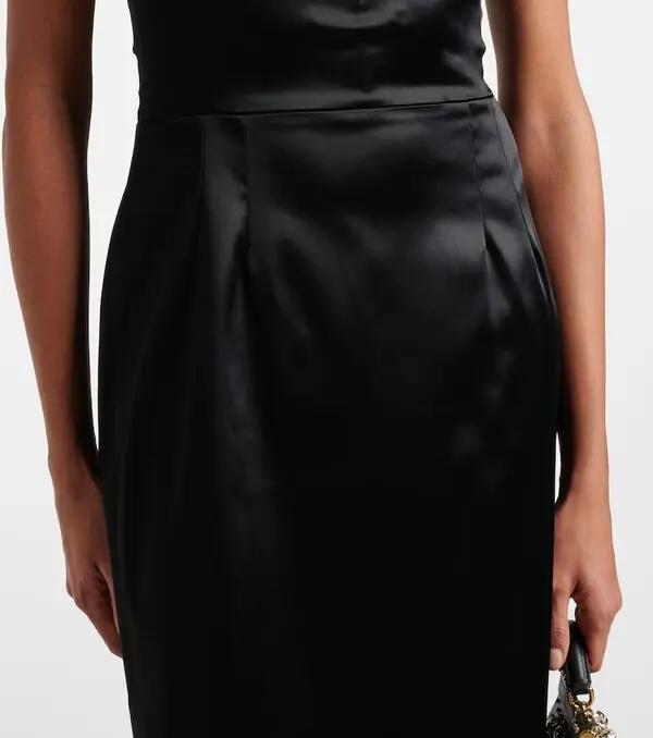 Dolce & Gabbana Satin Bustier Dress