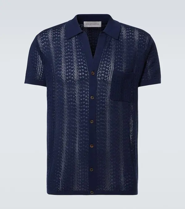 King & Tuckfield Knitted Wool Shirt