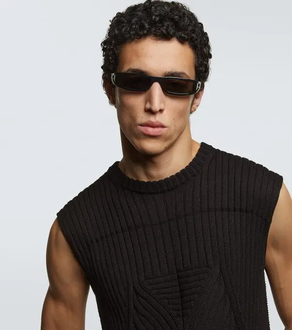 Rick Owens Fog Rectangle Sunglasses