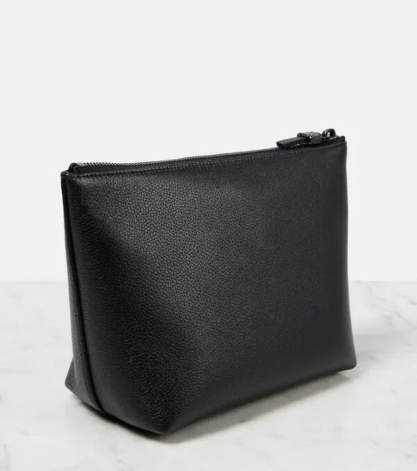 Brunello Cucinelli Small Leather Pouch - Black