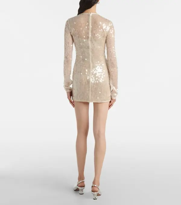 David Koma Sequined Minidress