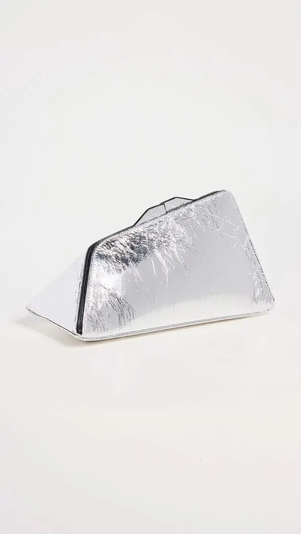 Attico 8.30 Pm Clutch - Silver