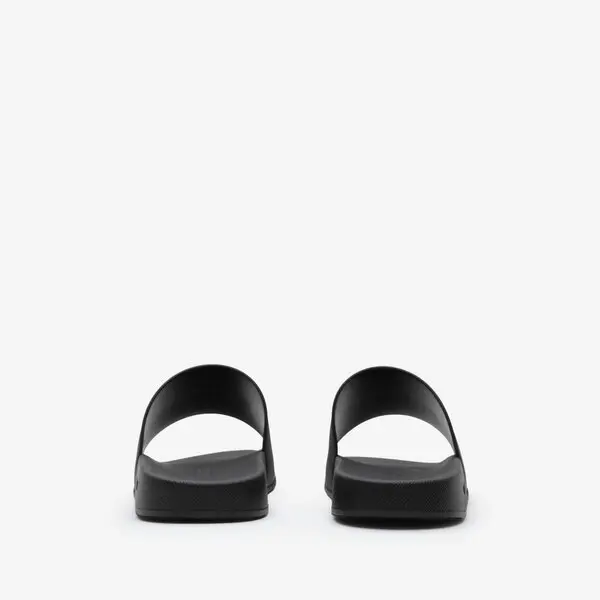 Burberry Logo Slides - Black/white