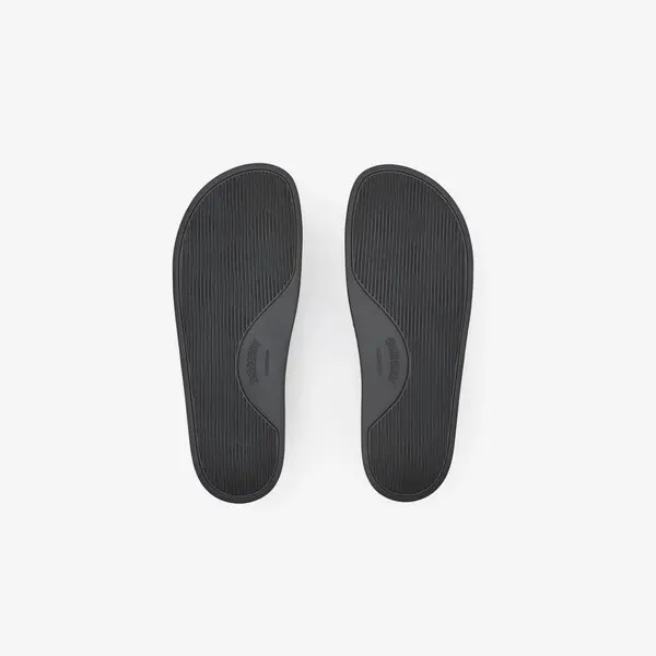Burberry Logo Slides - Black/white