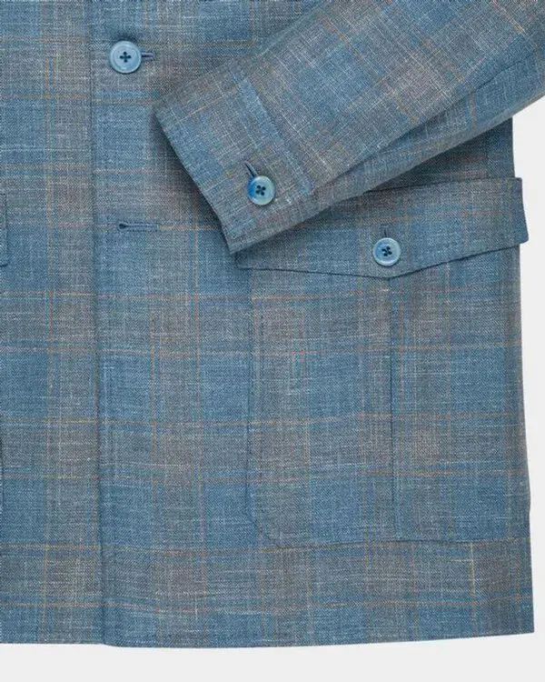 Stefano Ricci Plaid Field Jacket