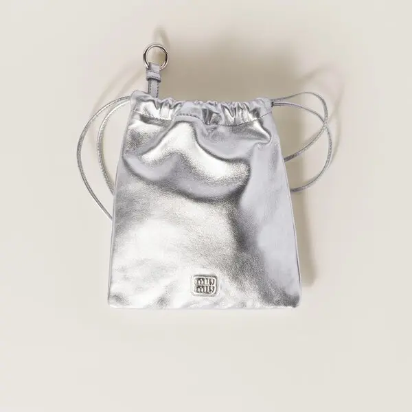 Miu Miu Nappa Leather Pouch